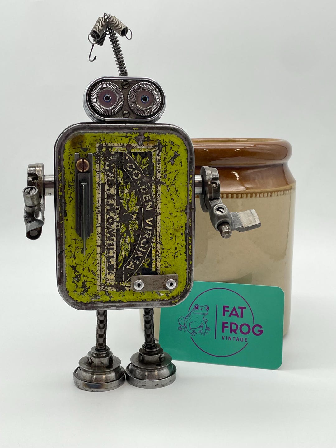 Handmade Unique Upcycled Vintage Robot - Etsy UK