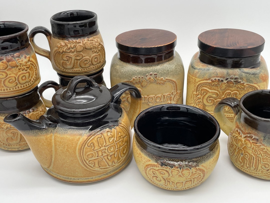 Vintage Stonebridge Pottery Tea for Two Teapot Milk Jug - Etsy