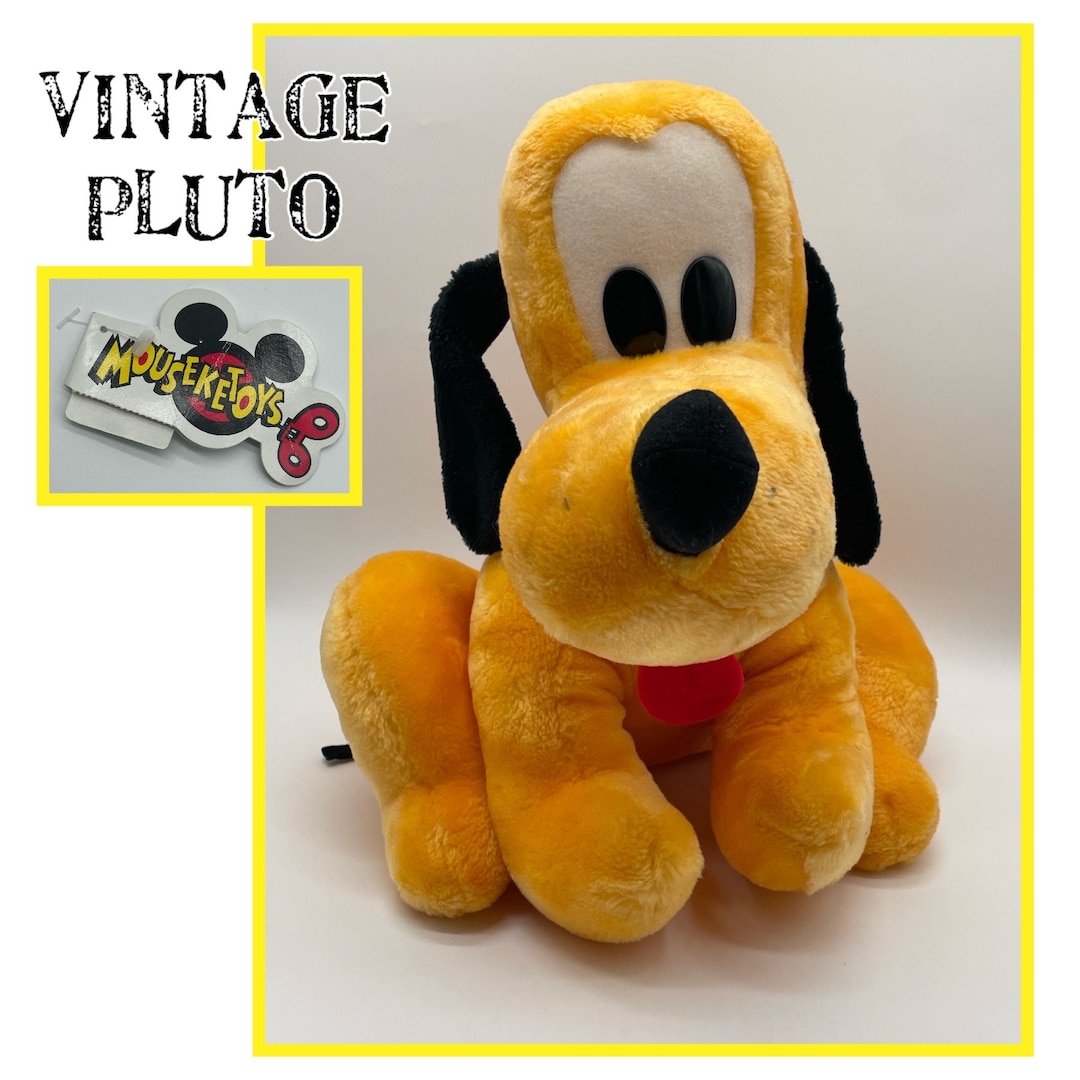 Vintage Pluto 1980’s Disney World. Large - Etsy