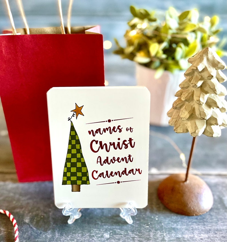 Names of Christ Advent Calendar Cards: Book of Mormon & KJV Bible - Etsy