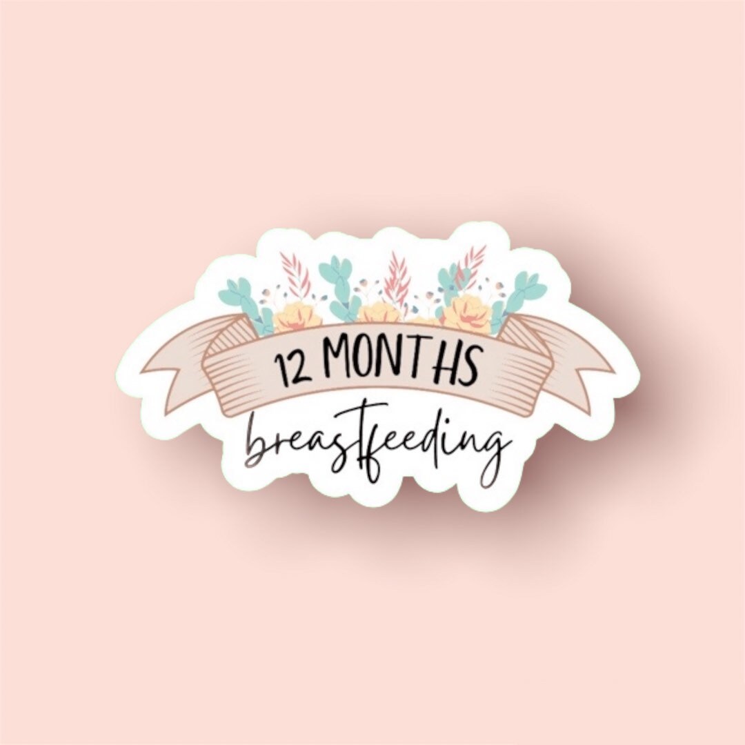 Milestone Breastfeeding Mama Water Bottle Stickers New Mom | Etsy