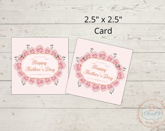 Printable best MOM Ever Mini Cookie Card 5 X - Etsy