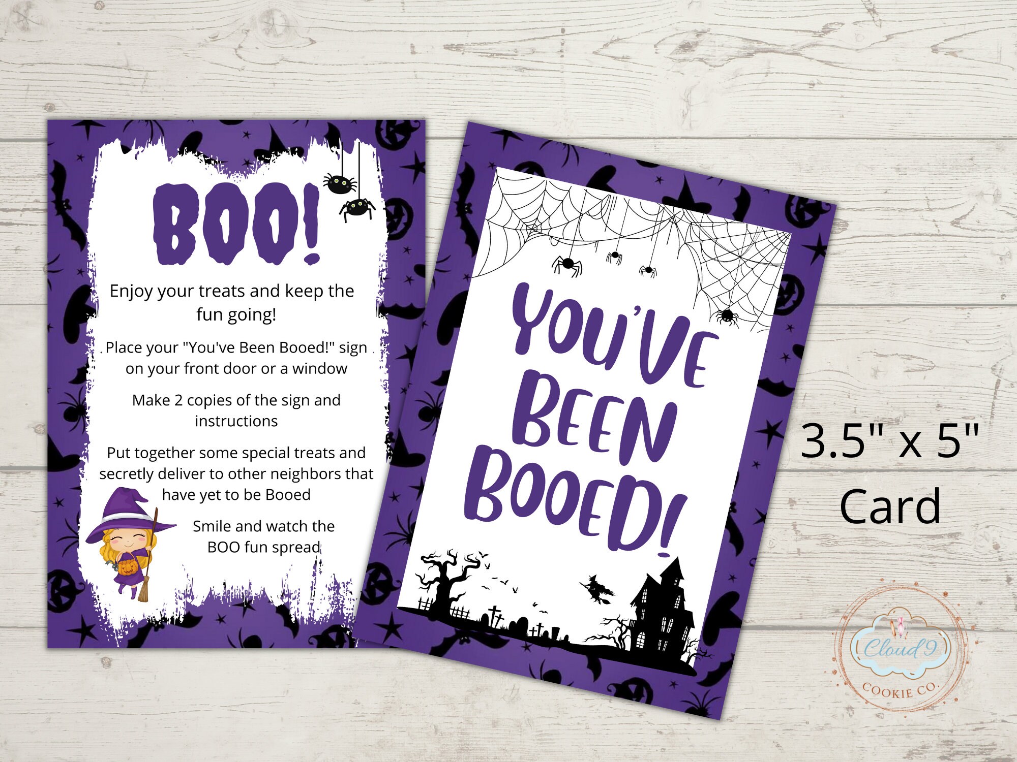 You've Been Booed Card, You've Been Booed Printable, Boo Card, Boo Your ...
