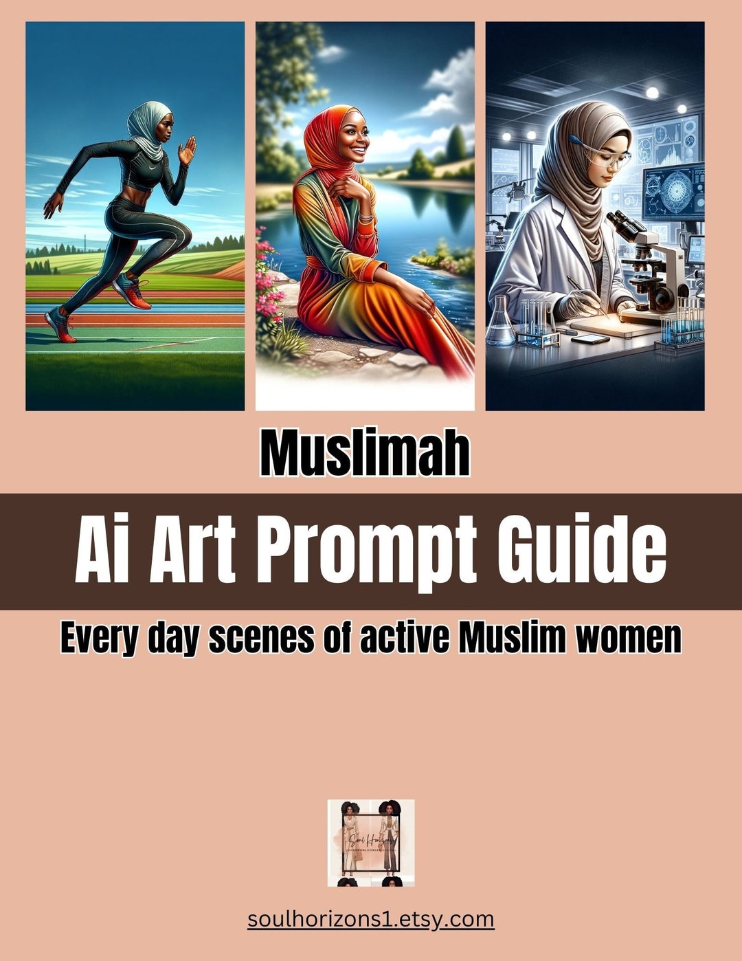 Muslimah DALL-E 3 Prompt Guide, Muslim Women, 12 Base Prompts,12 Images ...