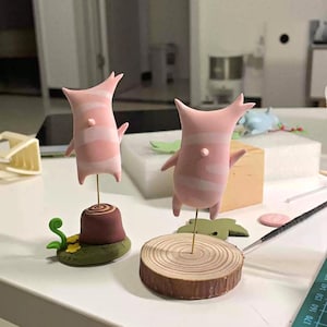 The Legend of Zelda Korok Yahaha Clay Decoration, Handmade Kawaii Korok ...