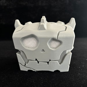 Zelda Voice Control Treasure Chest Decor, 3D Printed Bokoblin Chest ...