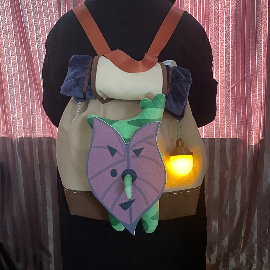 The Legend of Zelda Korok Backpack, Handmade Backpack With Korok Doll ...