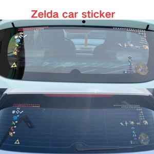 The Legend of Zelda Tears of the Kingdom Car Sticker, Zelda Hyrule Car ...