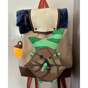 The Legend of Zelda Korok Backpack, Handmade Backpack With Korok Doll ...