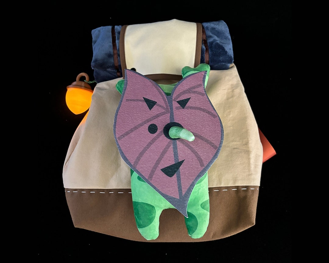 The Legend of Zelda Korok Backpack, Handmade Backpack With Korok Doll ...