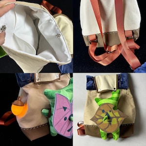 The Legend of Zelda Korok Backpack, Handmade Backpack With Korok Doll ...