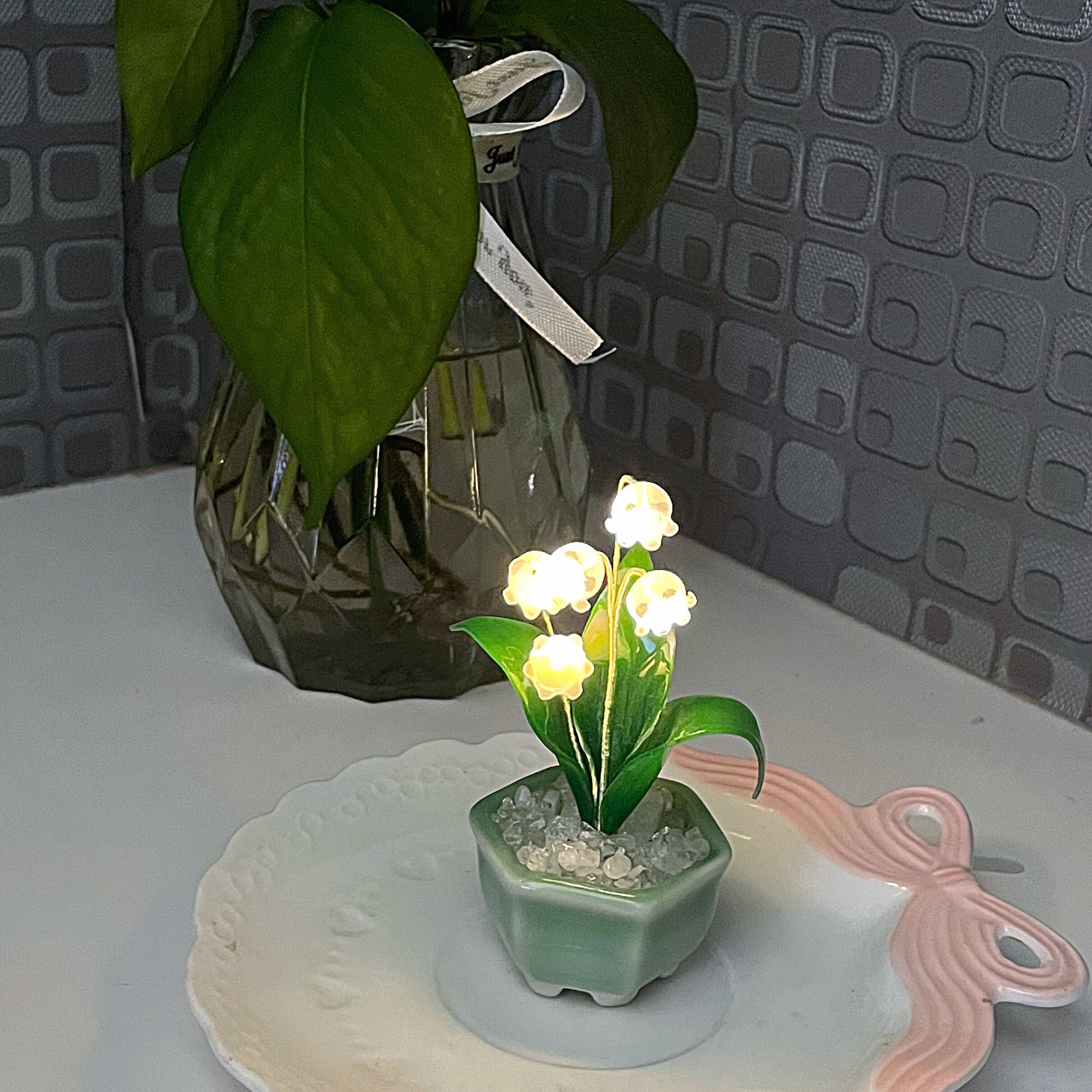 Handmade Spring Flower Night Lights Lily of the Valley Lamp - Etsy ...