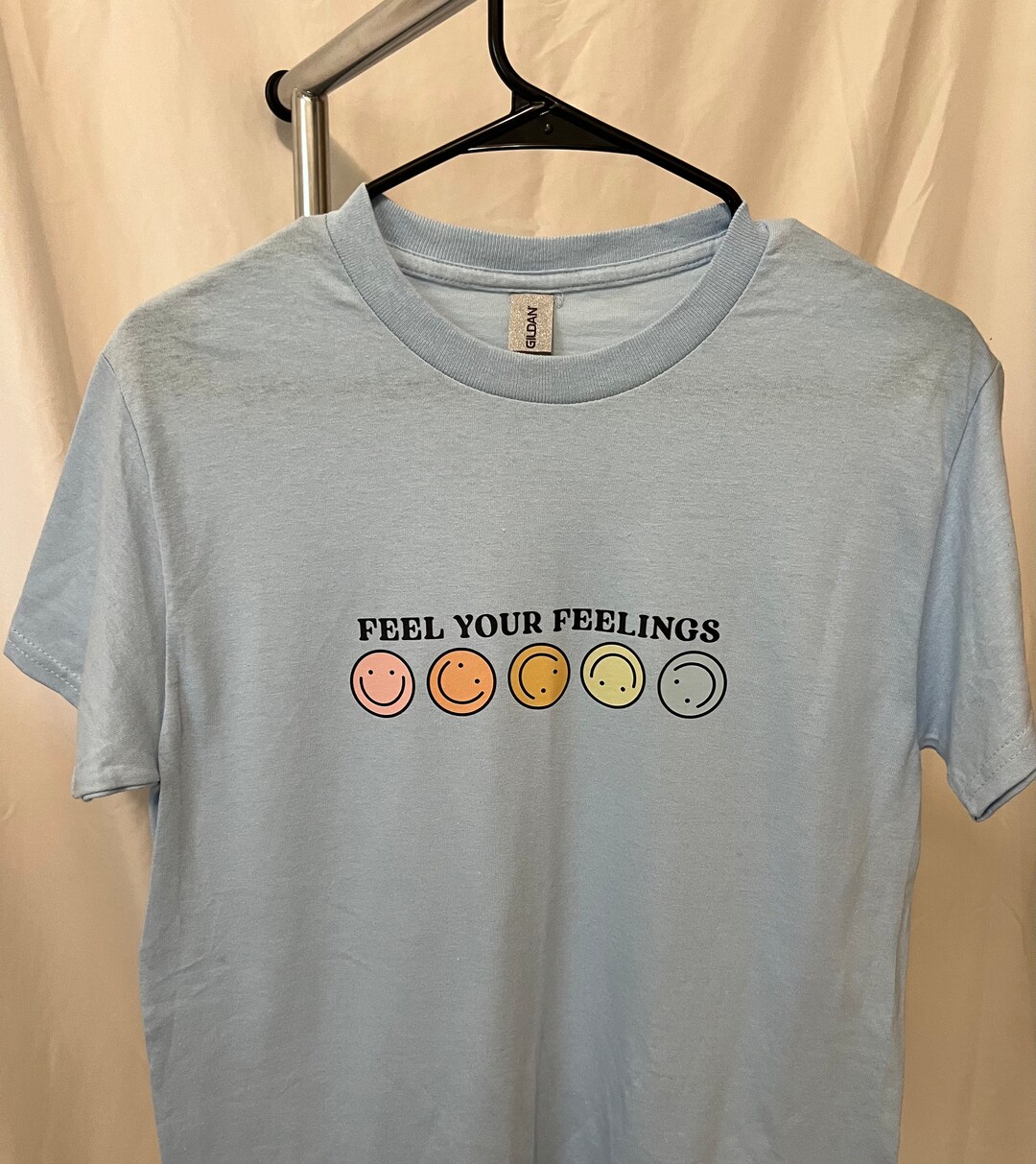 Feel Your Feelings T-shirt , Positivity Mental Health Top Womens ...