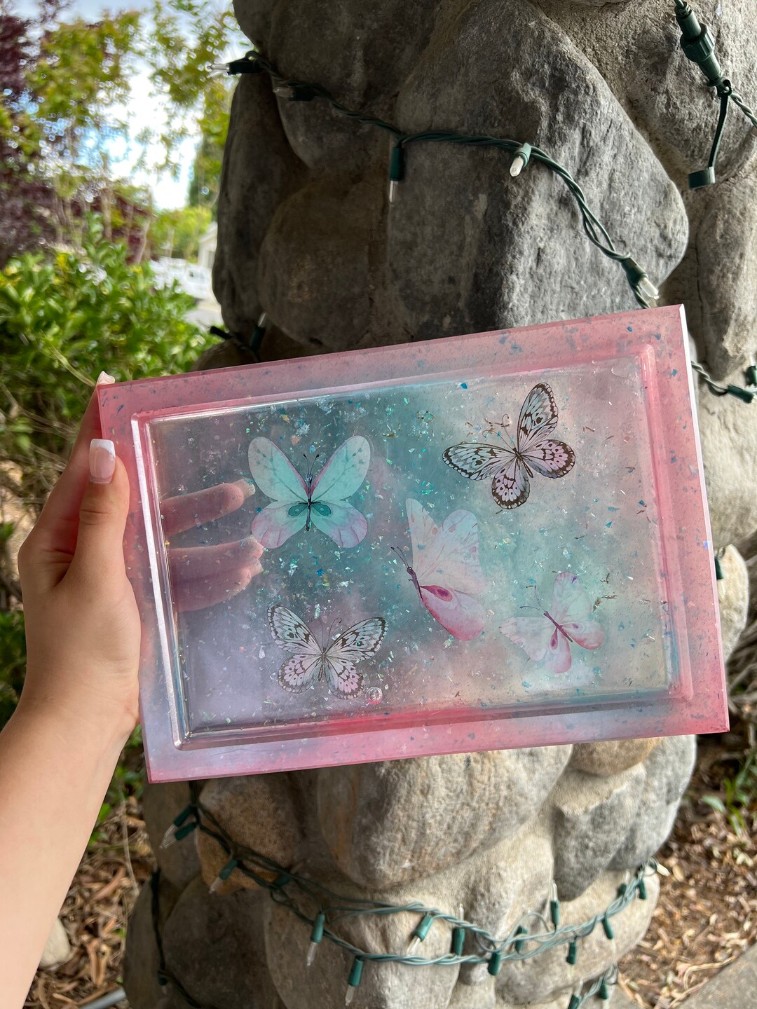 Custom Resin Rolling Tray Resin / Epoxy Resin/ Custom Resin Art ...