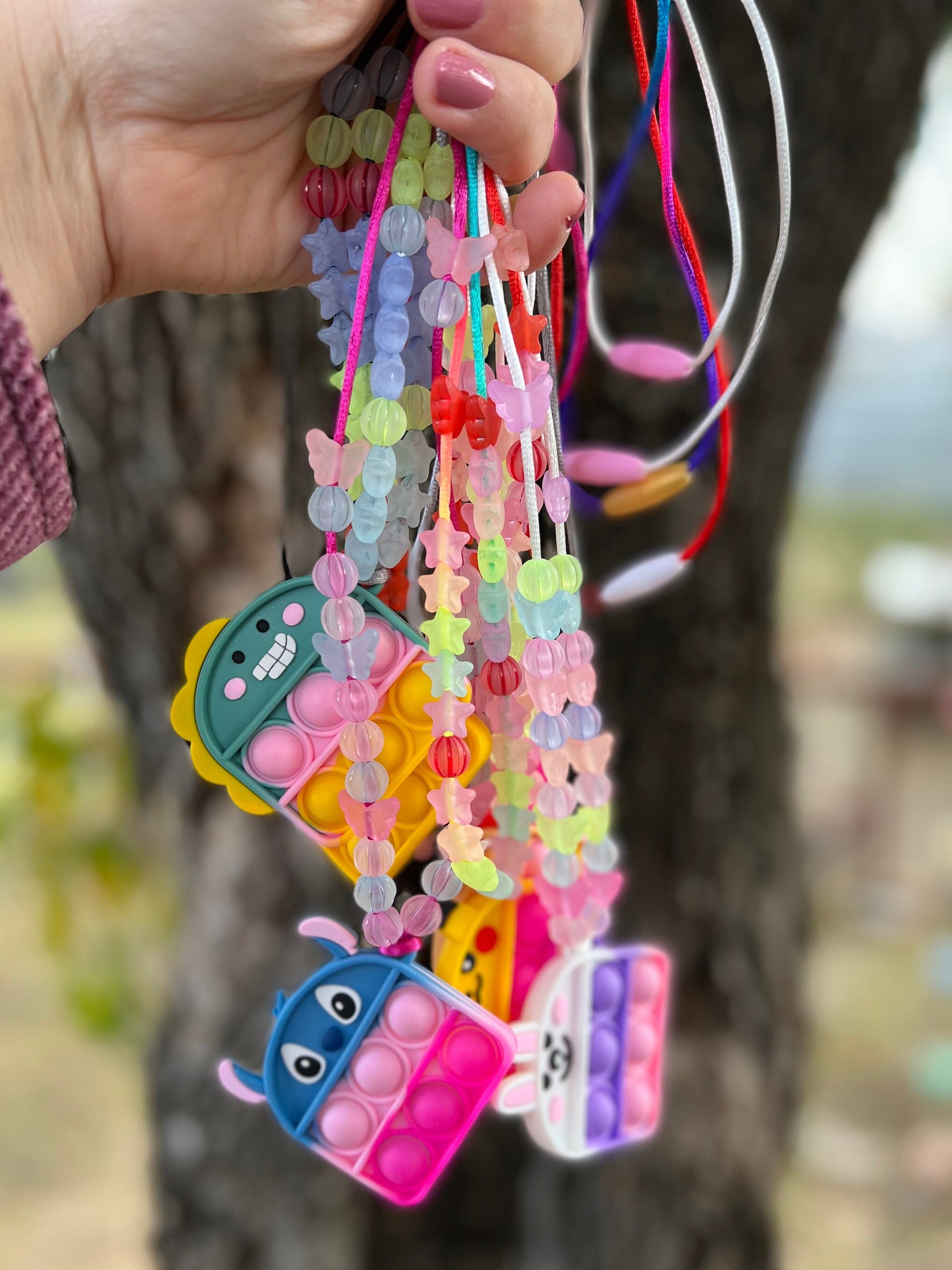 POPIT NECKLACE Pop It Gift for Kids Kids Fidget Necklace - Etsy