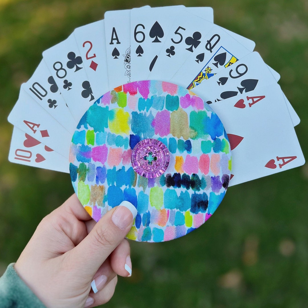 PAINT PALETTE CARDHOLDER, Card Holder, Playing Card Holder, Card Helper ...