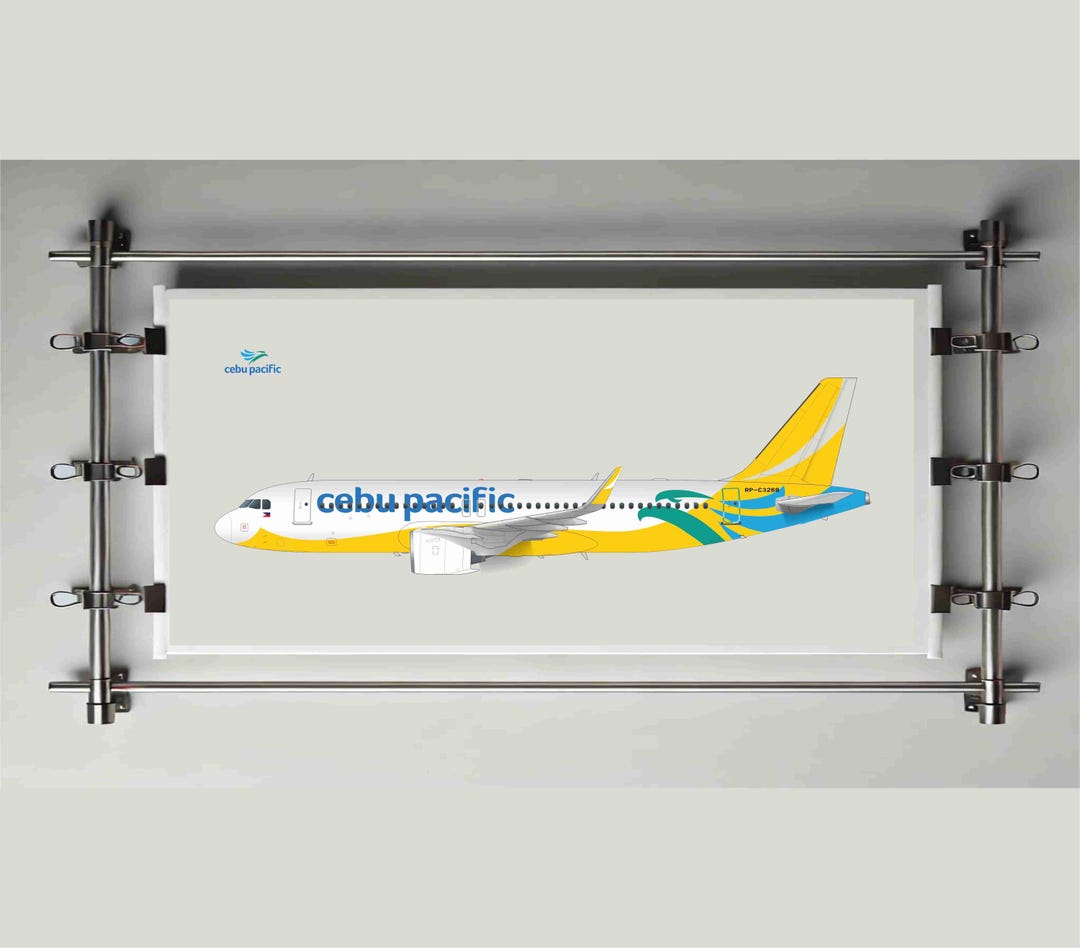 Cebu Pacific Aviation Poster - Etsy