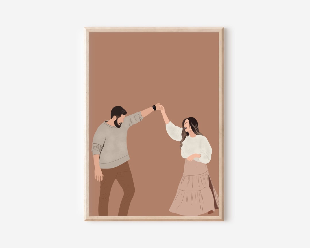 Custom Faceless Family Portrait | Digital Minimalist Artwork ...