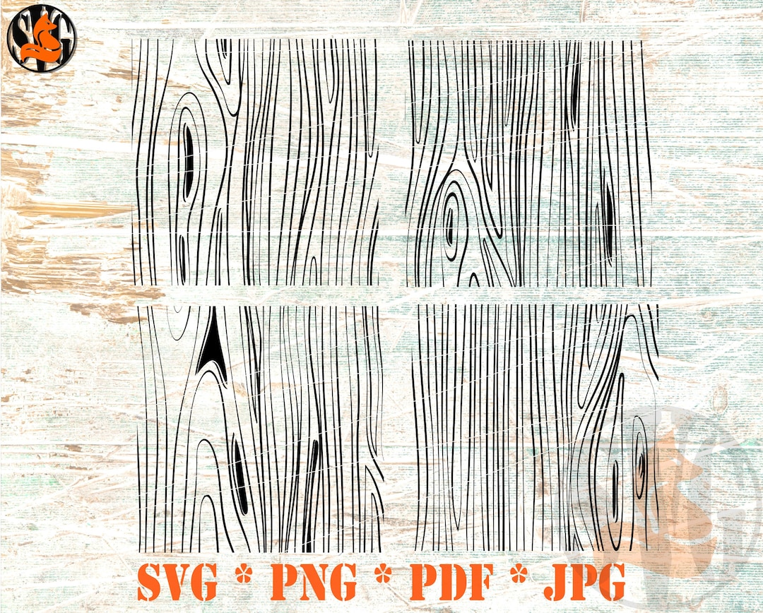 Wood Grain SVG, Thin Wood Texture Svg, Wood Grain Template Svg, Tree ...