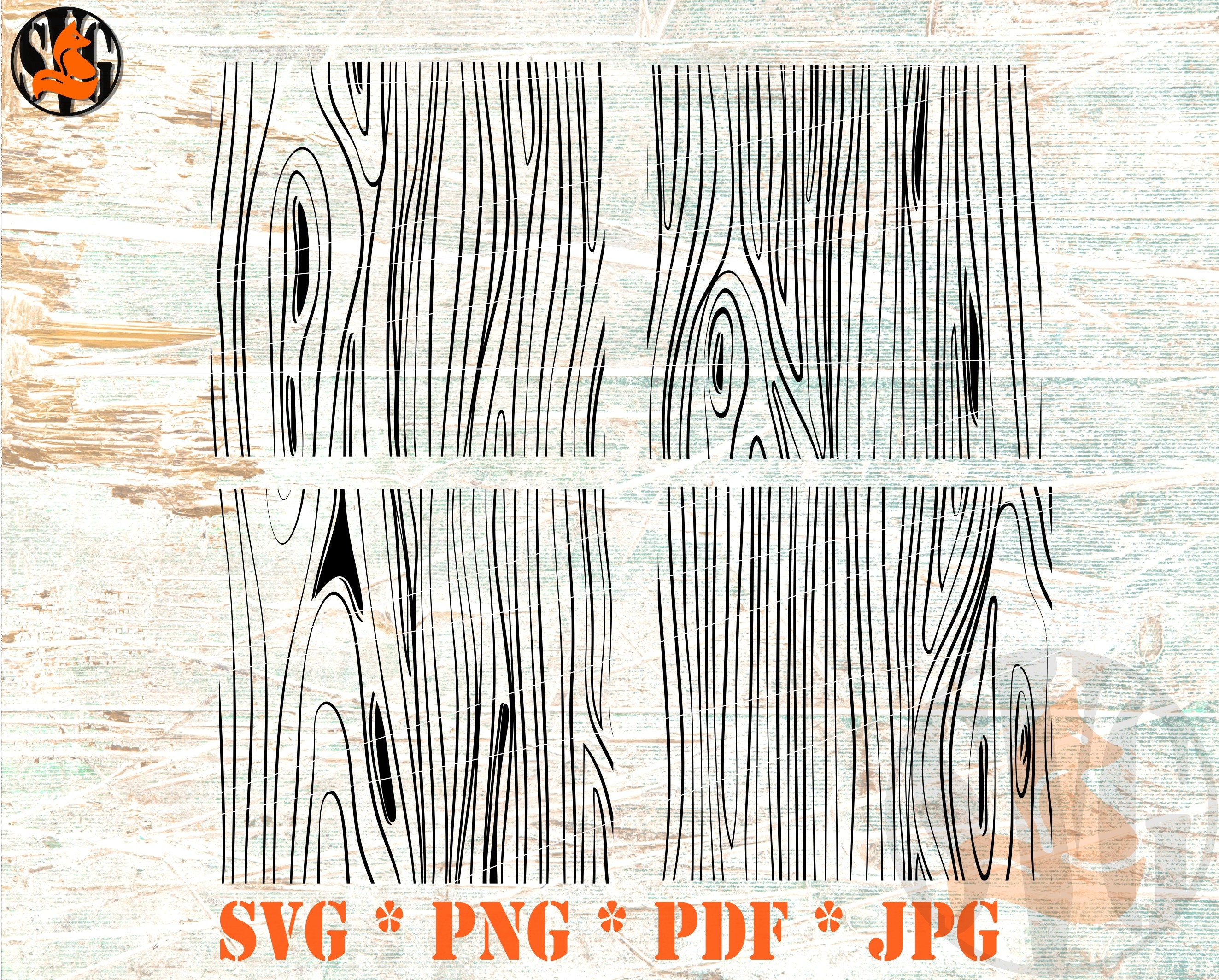 Wood Grain SVG, Thin Wood Texture Svg, Wood Grain Template Svg, Tree ...