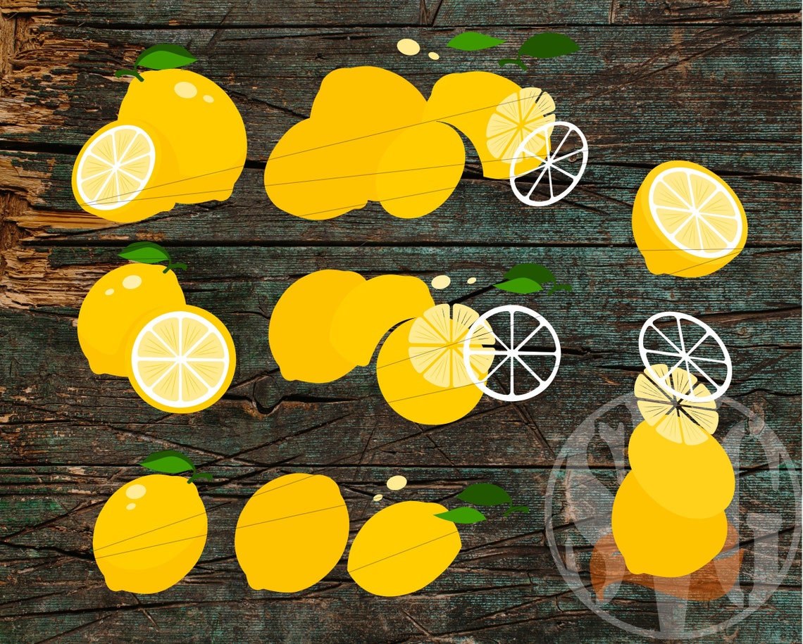 Lemon Slice SVG Lemon Wedge SVG Summer Party Decor Fruit - Etsy