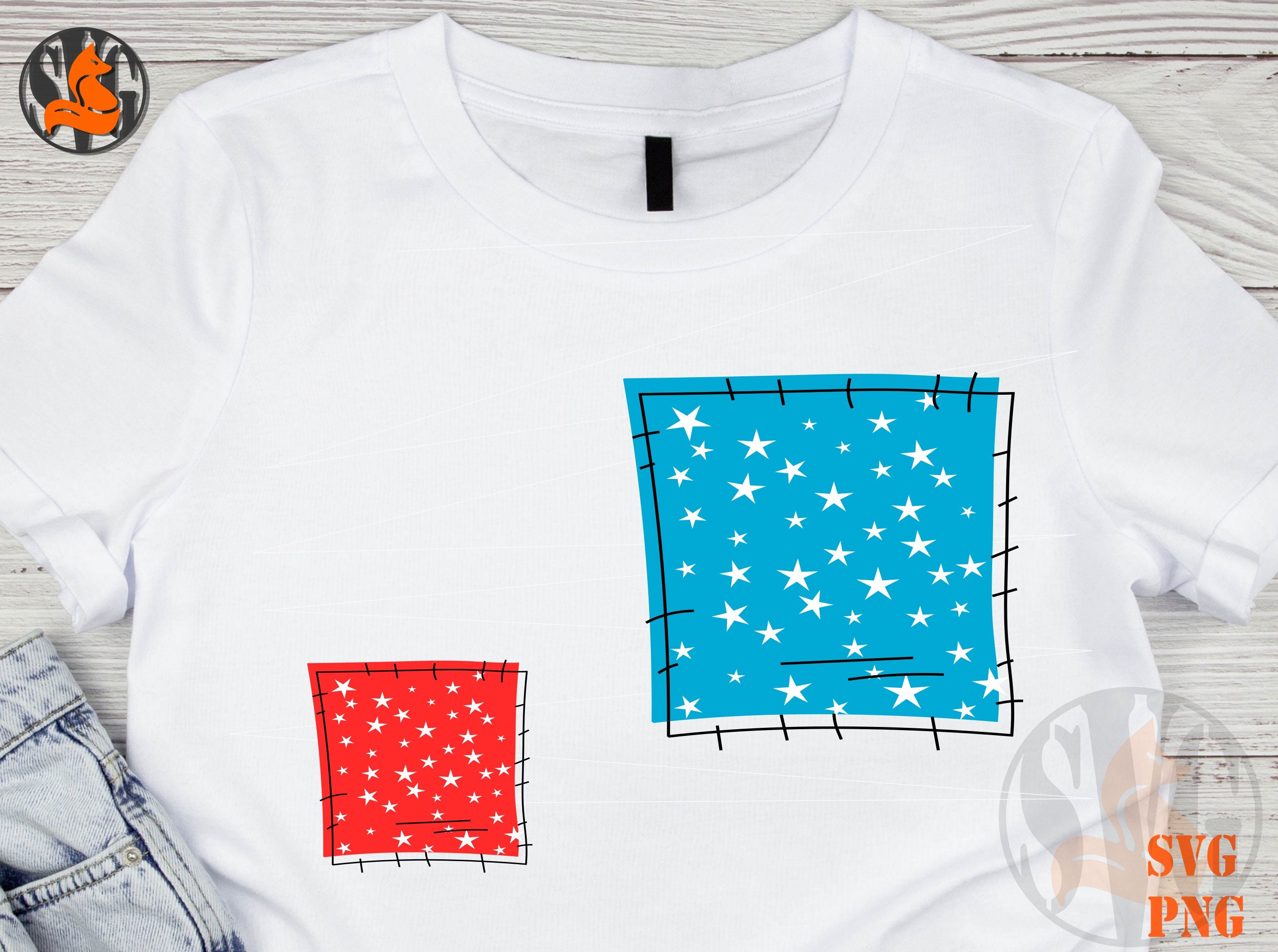 Fabric Patches SVG PNG Hand Drawn Clothing Patches Svg - Etsy