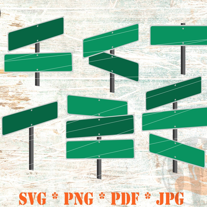Street Sign Clipart - Etsy