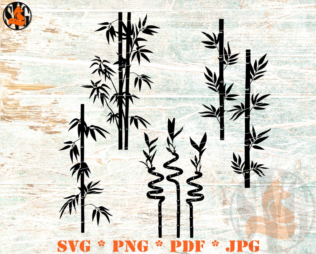Bamboo Tree SVG, Tropical Tree SVG - Etsy