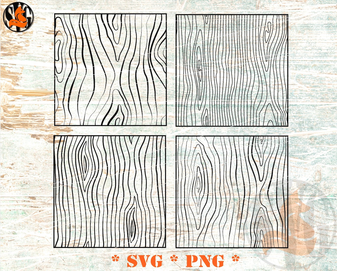 Wood Grain SVG, Square Piece Wood Texture Svg, Wood Grain Template Svg ...