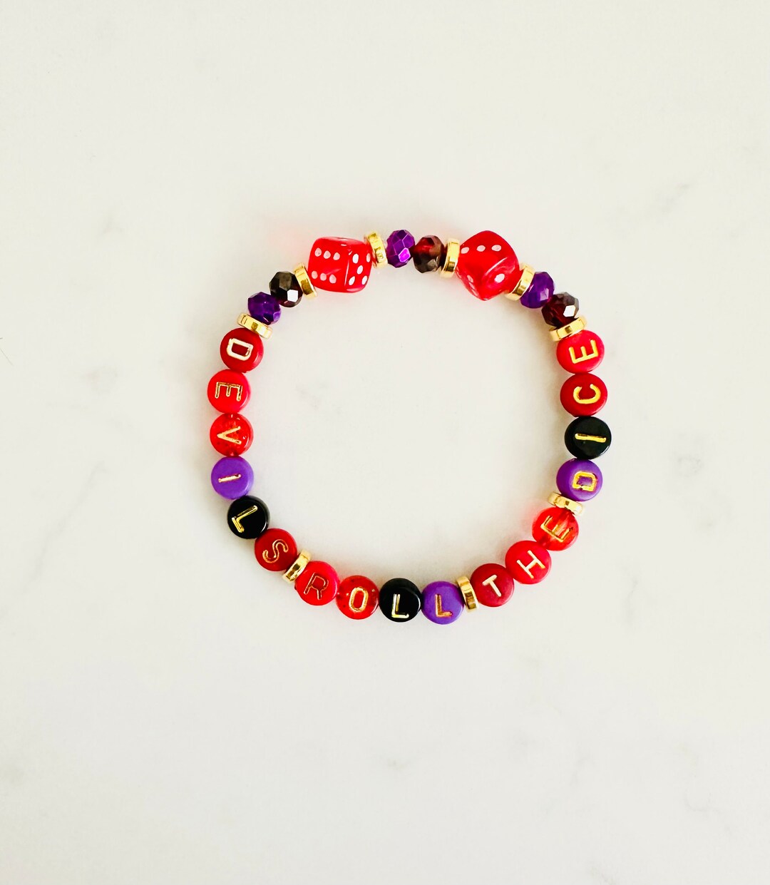 Devils Roll the Dice Friendship Bracelet Taylor Eras Tour Merch Fancy ...