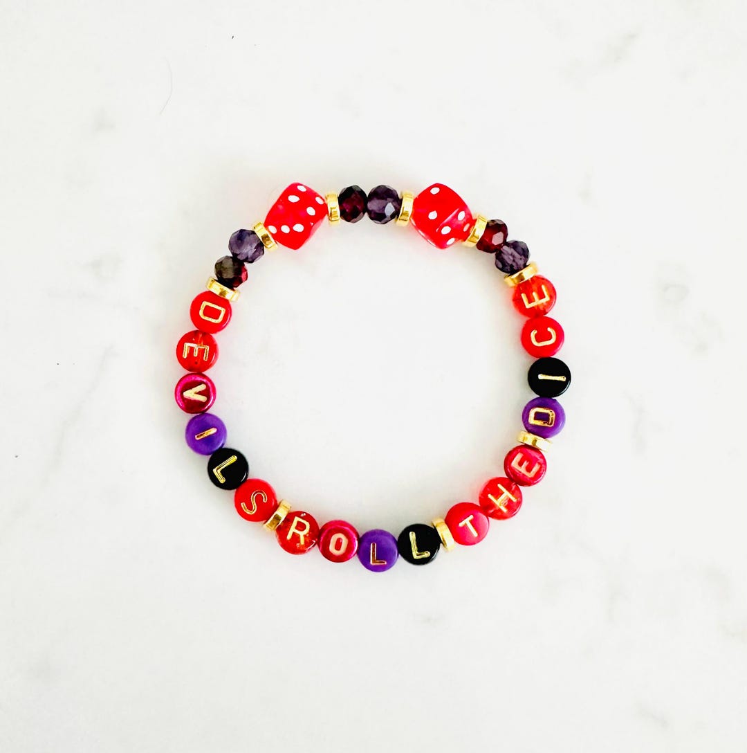 Devils Roll the Dice Friendship Bracelet | Taylor Eras Tour Merch ...