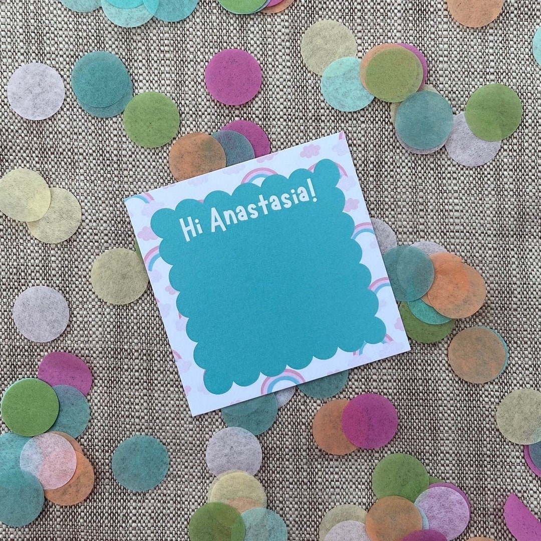 Lunchbox Notes With Rainbows (set of 50) - Etsy