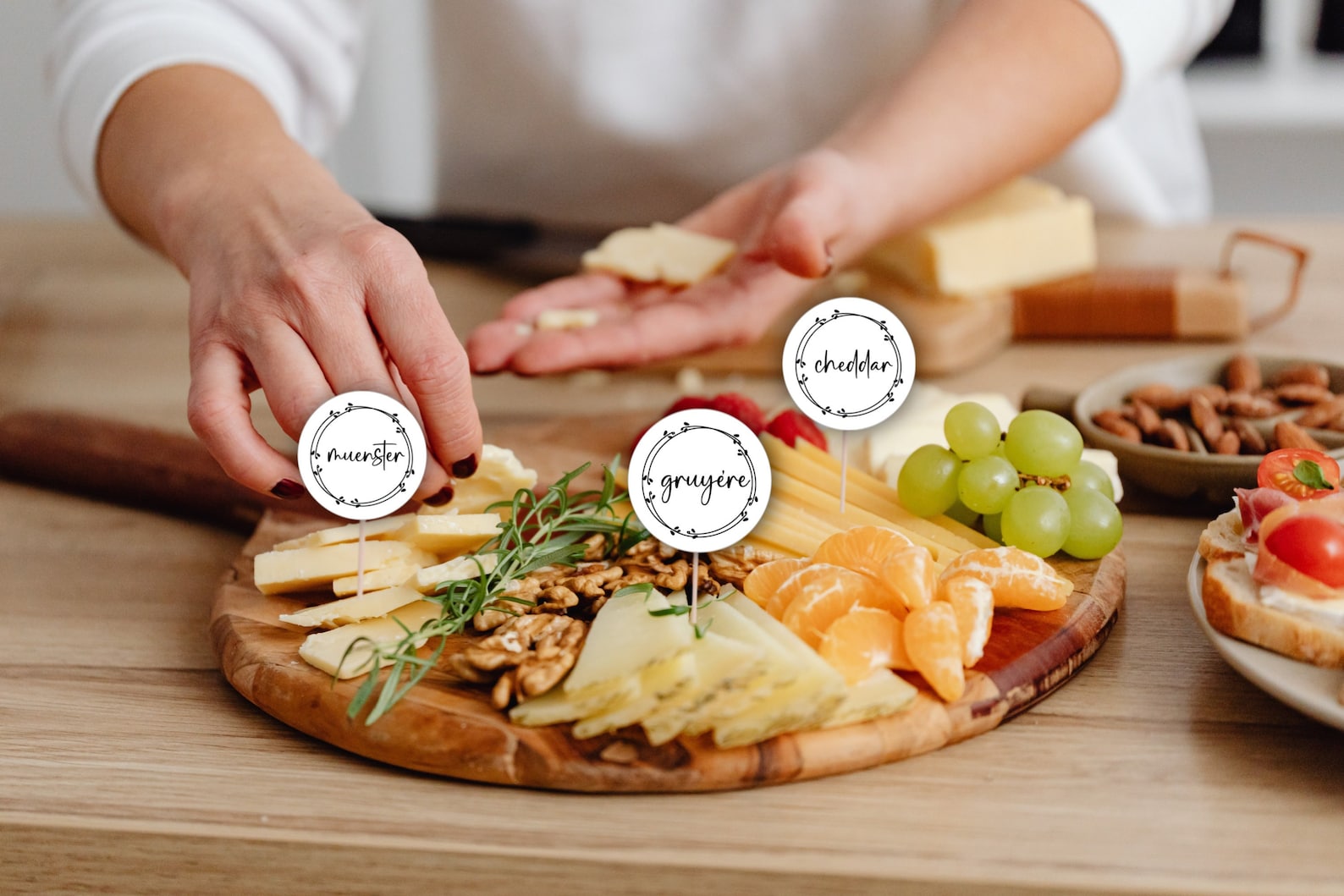 Customizable Charcuterie Board Labels, Customizable Cheese Picks ...