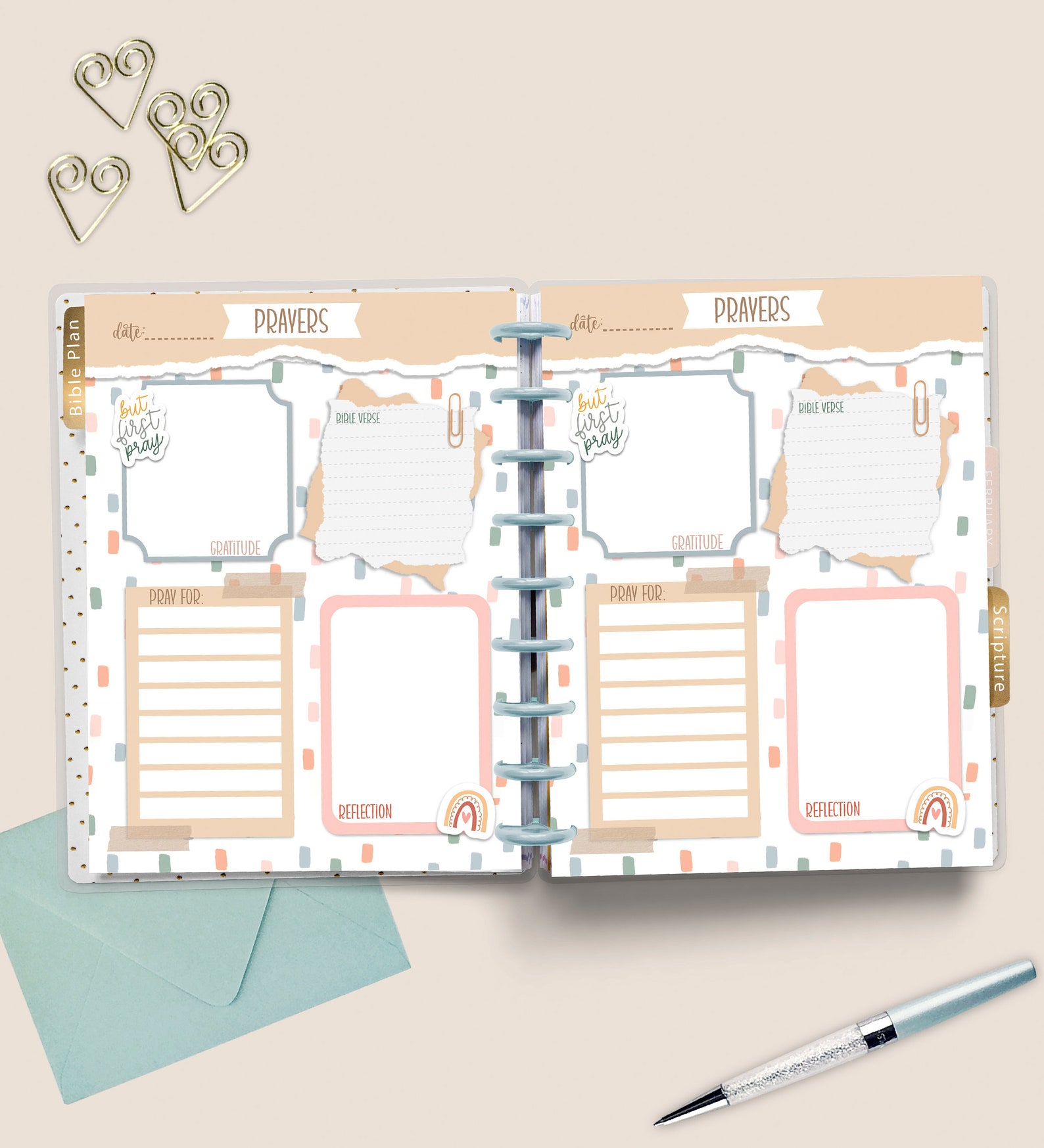 Printable Prayer Journal Page, Prayer Page Download, Happy Planner ...