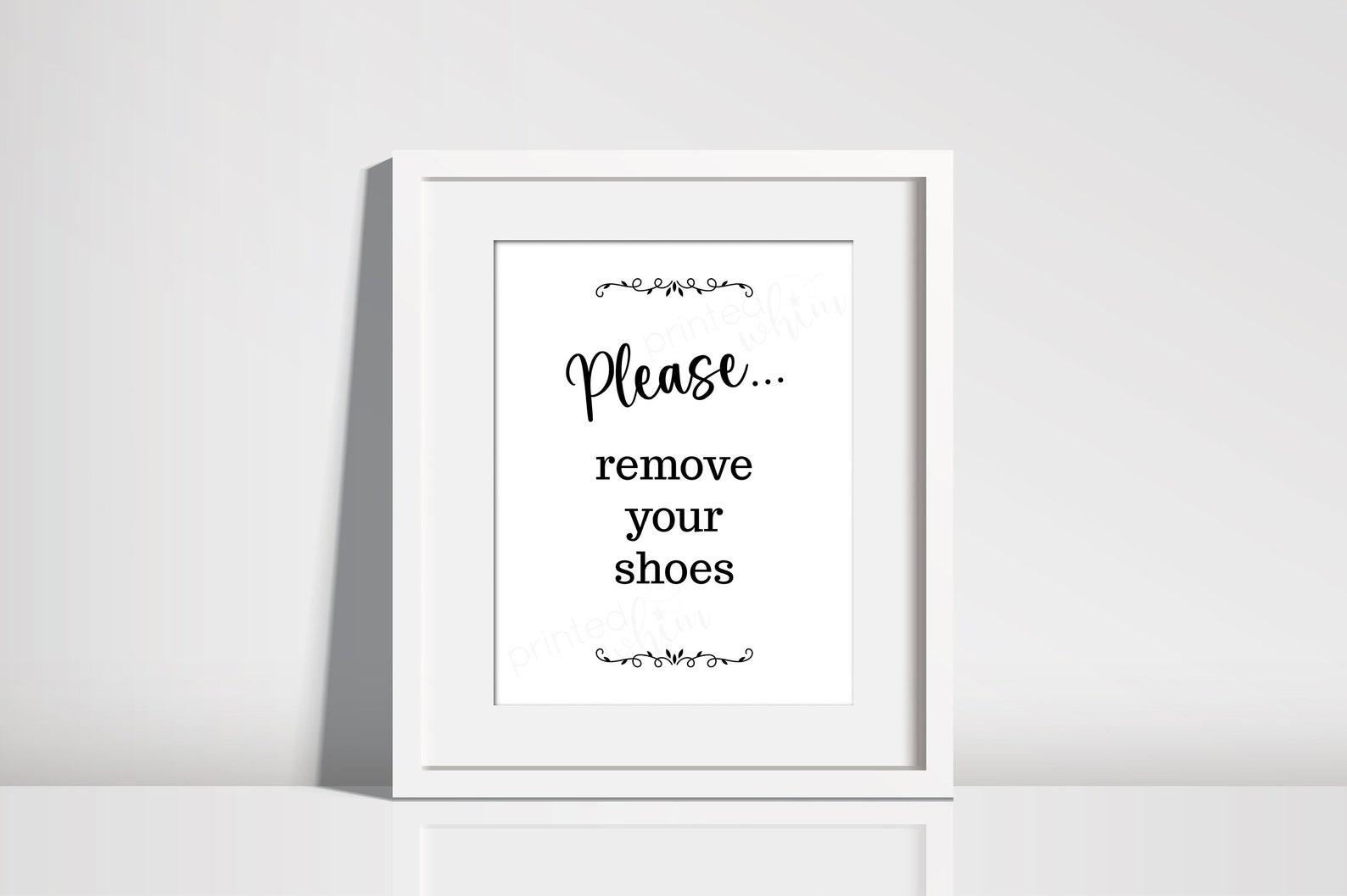 Printable Please Remove Your Shoes Sign, Airbnb Take off Your Shoes ...