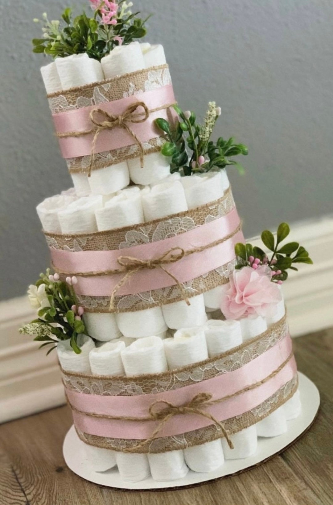 Customizable Diaper Cake Based on Your Theme! - Etsy