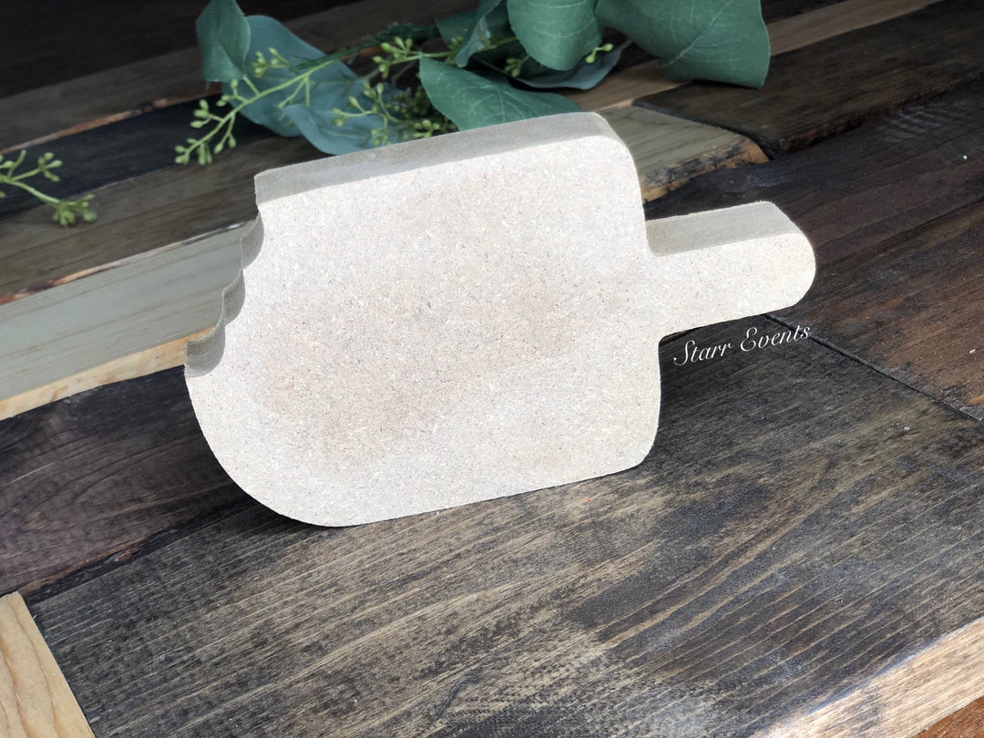 Summer Decor. DIY Unfinished Popsicle. Faux Popsicle Cutouts Tier Tray ...