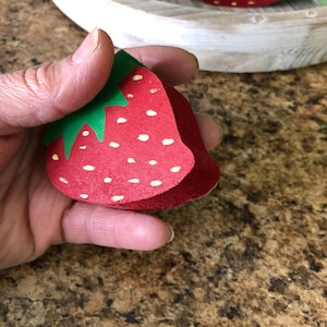 Summer Decor. DIY Set of 3 Unfinished Strawberries Tier Tray ...