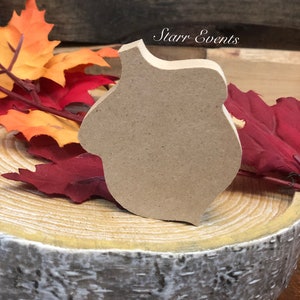 Acorn Cut Outs. Fall Decor. DIY Unfinished Acorns. Unfinished Acorn ...