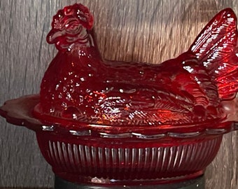 Chicken on Nest | Etsy