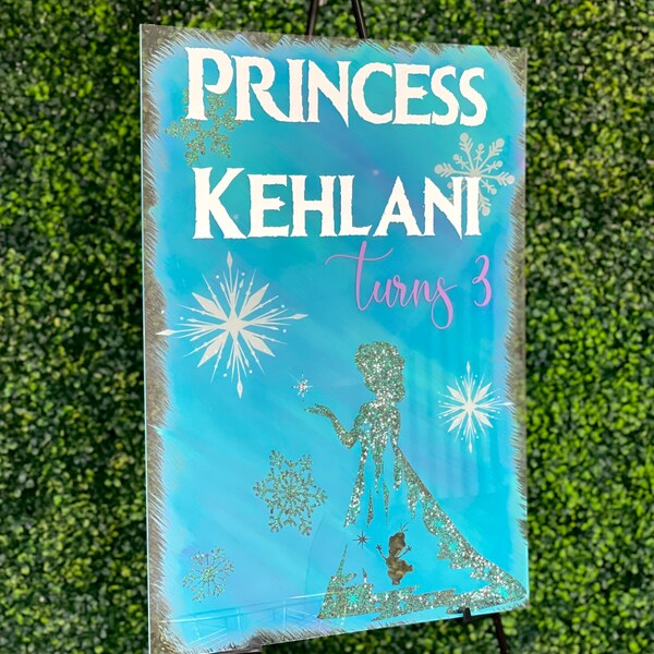 Frozen Door Sign - Etsy