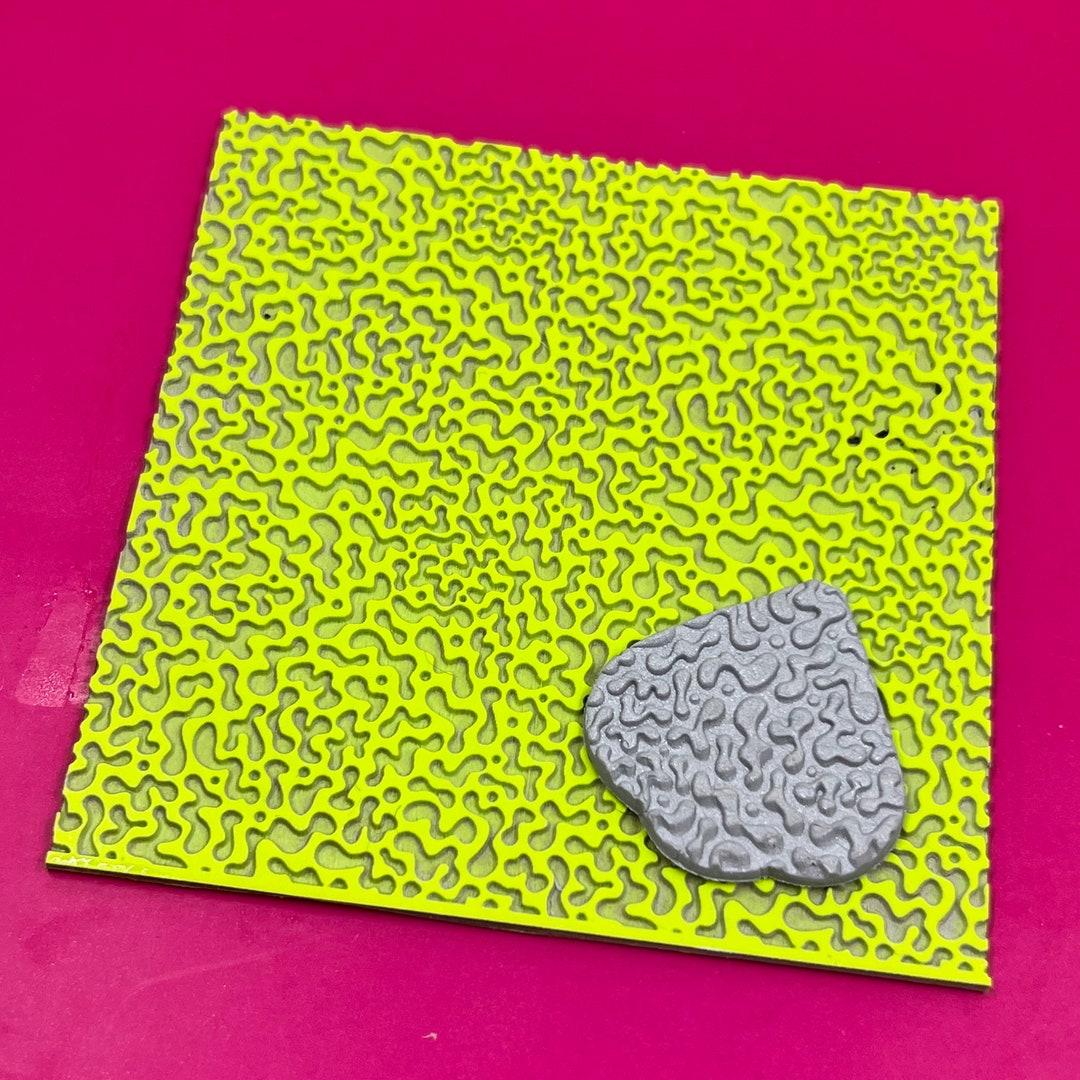 Texture Mat, Polymer Clay Texture Mat, Abstract Blobs - Etsy