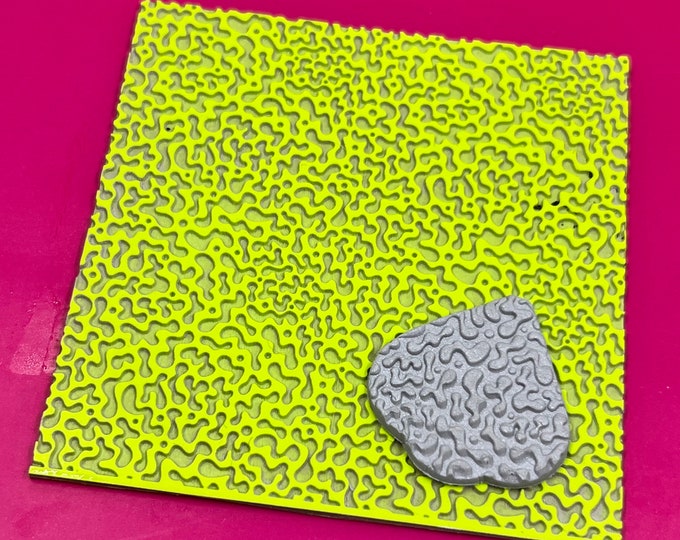 Texture Mat, Polymer Clay Texture Mat, Abstract Blobs - Etsy