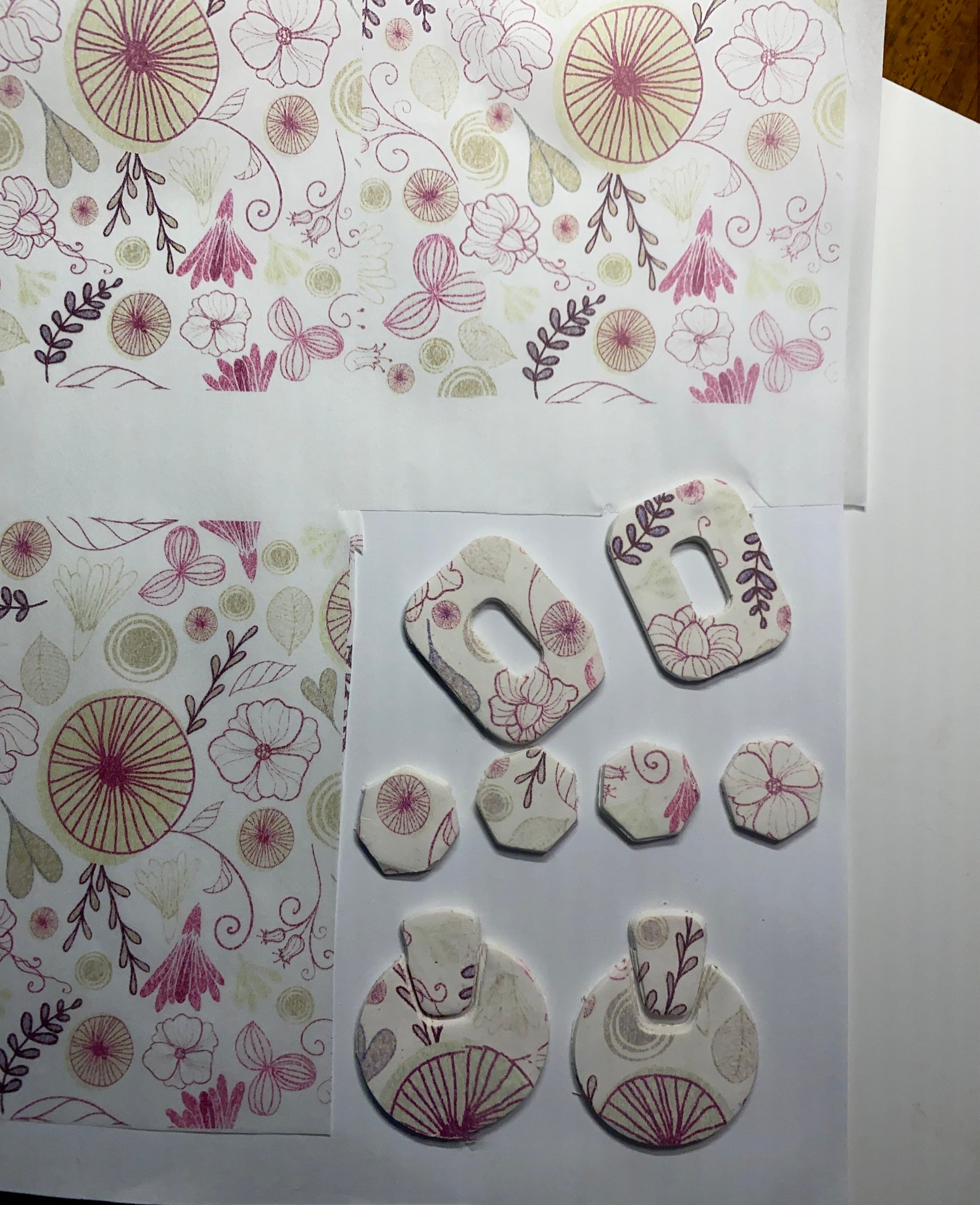 Transfer Paper for Polymer Clay, Water Soluble, Polymer Clay Transfers ...