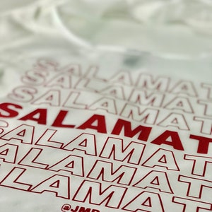 SALAMAT TOTE BAG Filipino Thank You Tote Bag Filipino Merch | Etsy