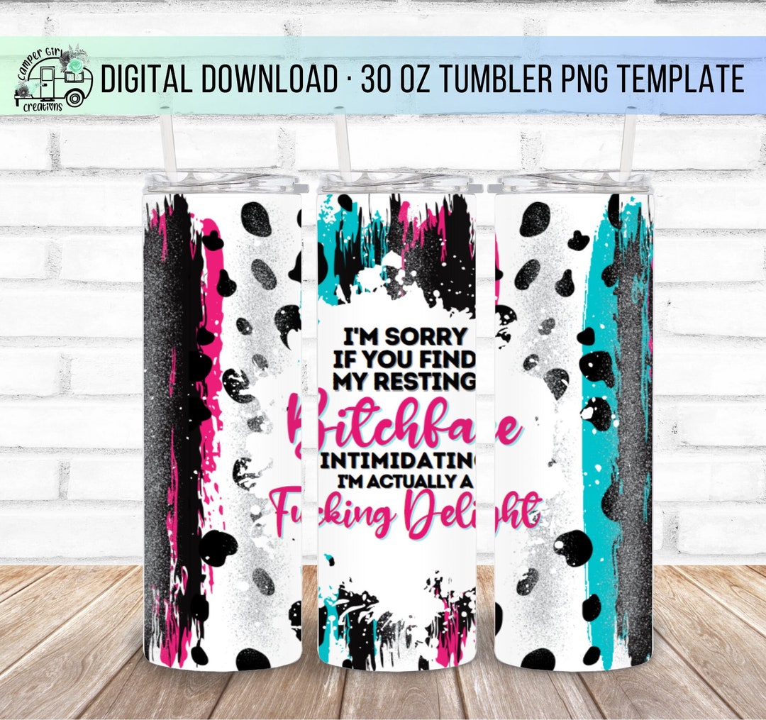 RBF Delight 30oz Tumbler Design: Straight Wrap PNG (digital Download ...