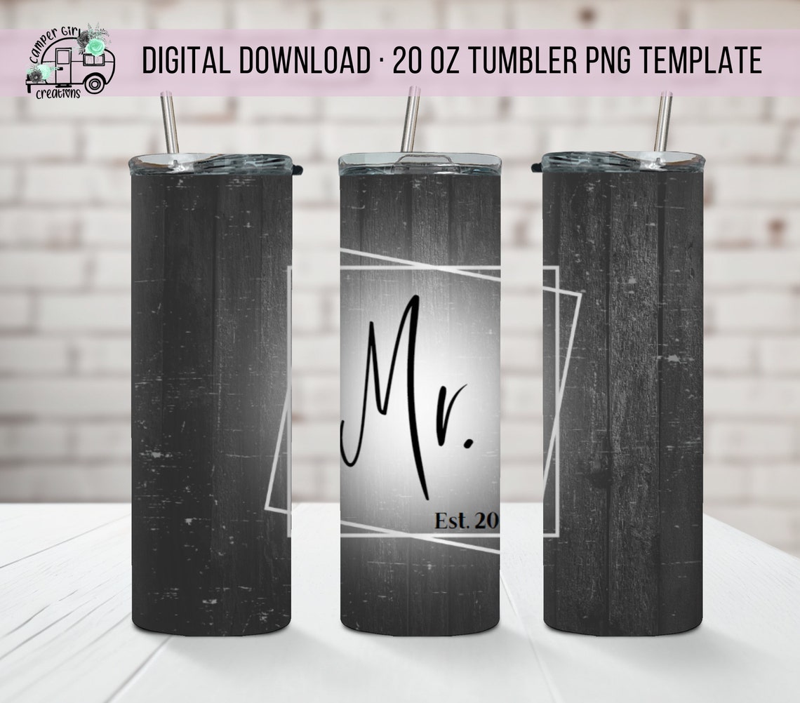 Mr. and Mrs. 2023 20 Oz Skinny Tumbler Designs Bundle 25 Straight Wrap Designs Tumbler Pngs - Etsy