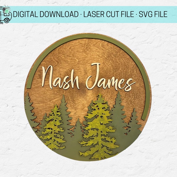 Forest Svg - Etsy