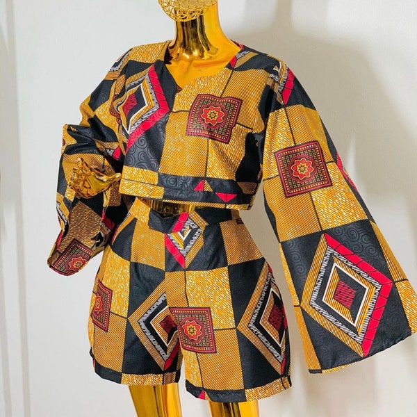 African Print Shorts - Etsy