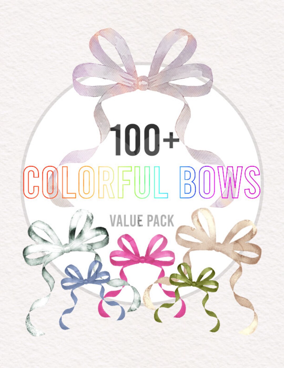 100 Bow Clipart, Valentine Clipart, Clip Art Bows, Bow Clipart, Digital ...